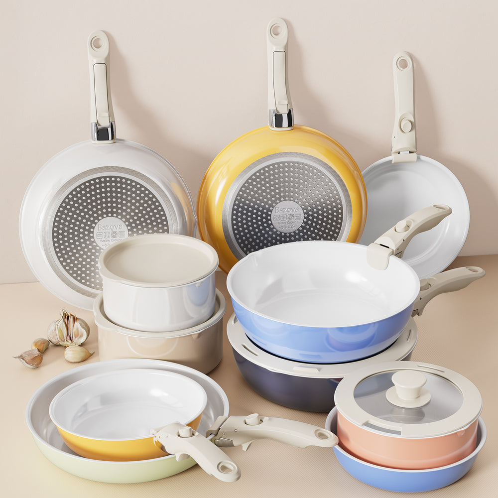 Bazova | Healthy & Durable Cookware Sets with Ceramic Coating