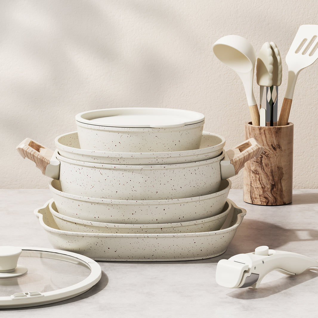 Bazova | Healthy & Durable Cookware Sets with Ceramic Coating